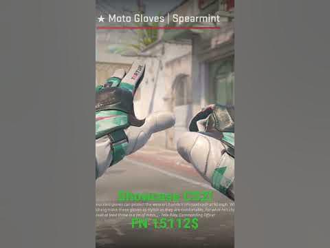 Moto Gloves | Spearmint in Counter Strike 2 🔫🔥#cs2 #counterstrike #counterstrike2 #csgo #skin ...