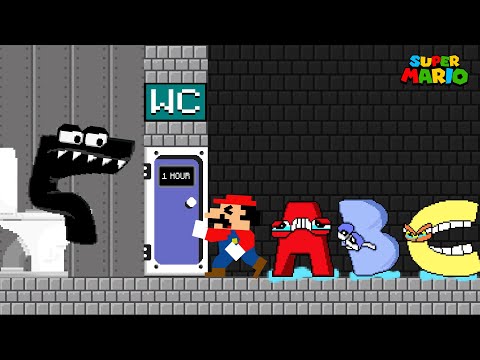 Toilet Prank: Alphabet Lore F Troll Mario and All Alphabet Lore (A - Z...)  Waiting for the Toilet!