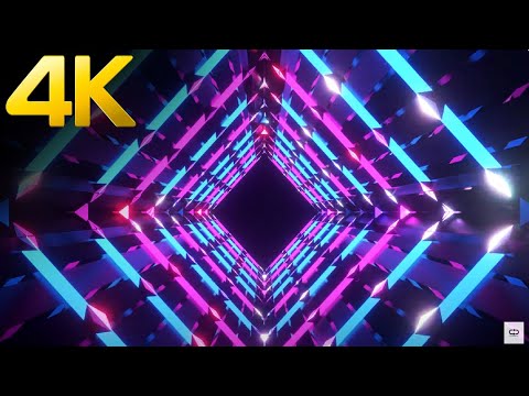 4k TV Abstract Square Screensaver Blue Pink Metallic color Relaxing ...