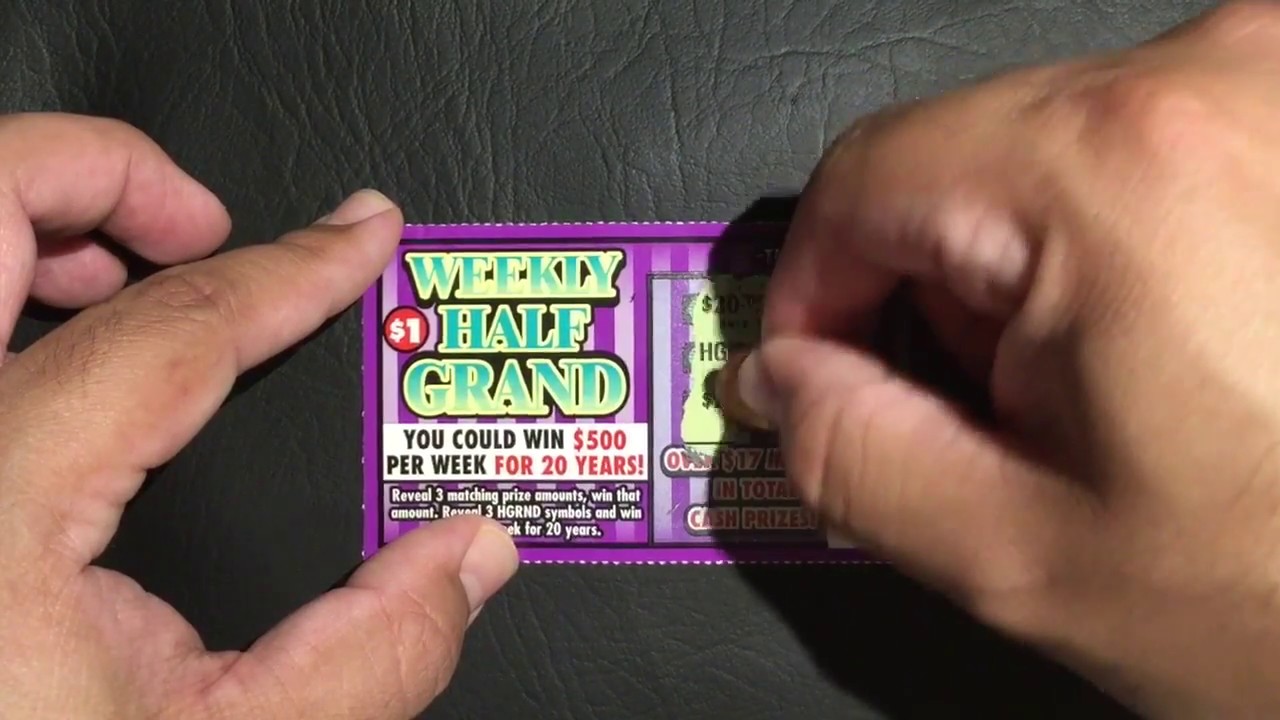 Weekly Half Grand Scratch off - YouTube