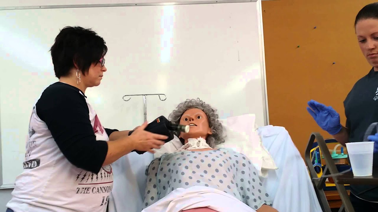 How to perform tracheostomy suctioning - YouTube