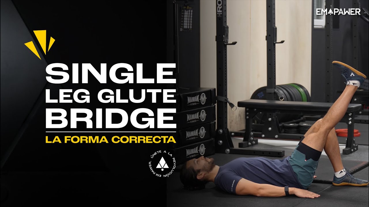 Single Leg Glute Bridge | La forma correcta 💪🏻 - YouTube