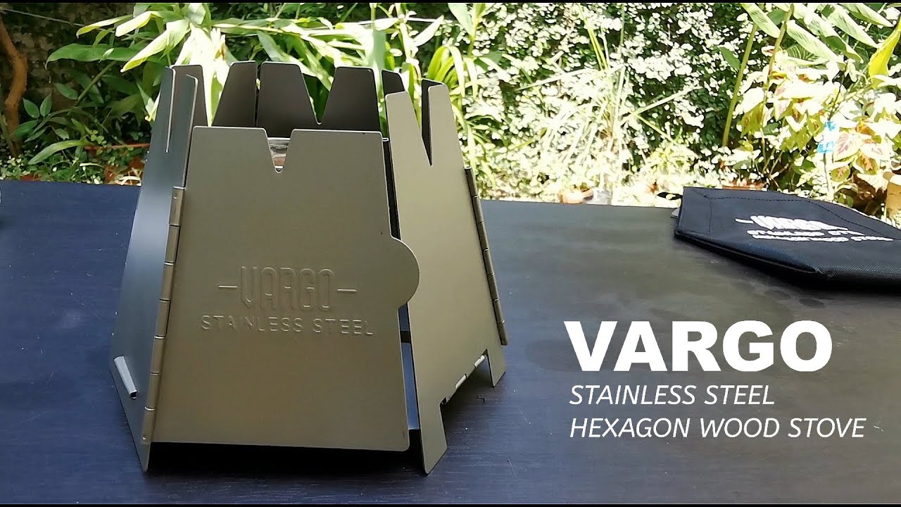 VARGO STAINLESS STEEL HEXAGON WOOD STOVE /Vargo 不鏽鋼柴火爐 - YouTube