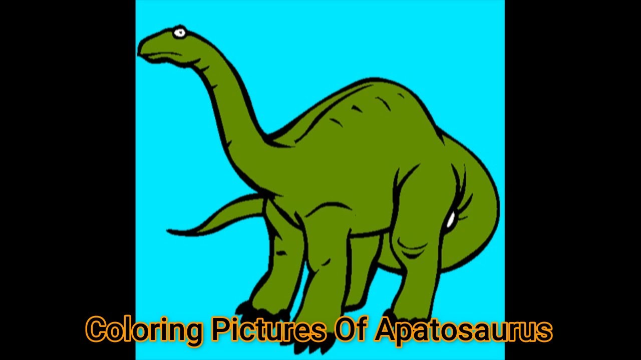 Coloring Pictures Of Apatosaurus - YouTube