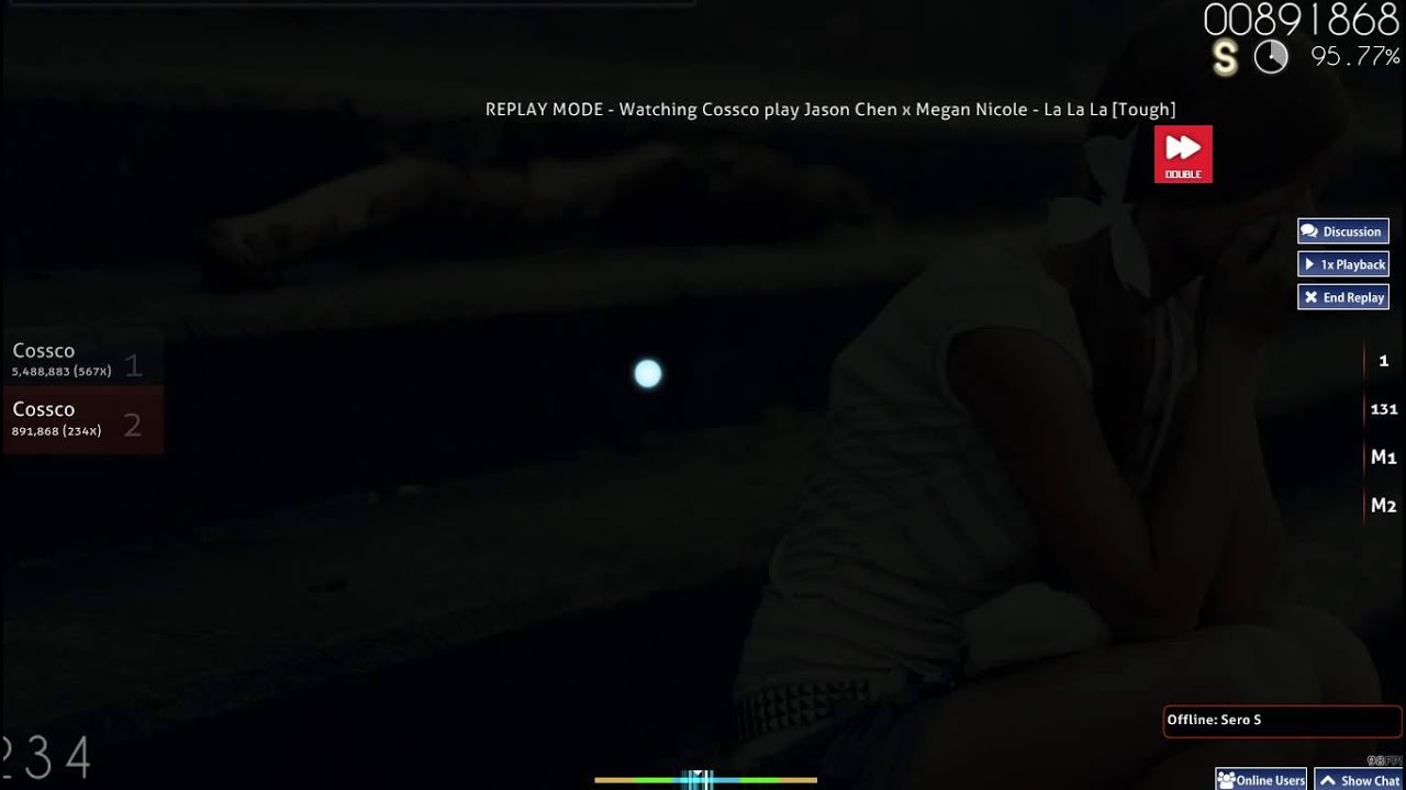 Osu! Jason Chen x Megan Nicole - La La La [Tough] DT - YouTube