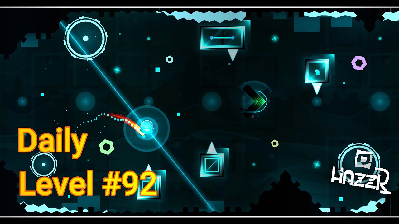 Geometry Dash 2.11 | Daily Level #92 - "Glow" by Wiv29 | All Coins ...