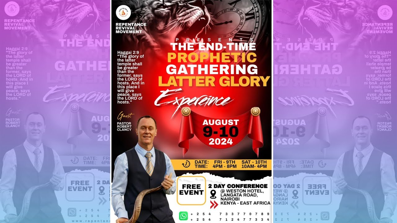 THE END TIME PROPHETIC GATHERING LATTER GLORY - YouTube