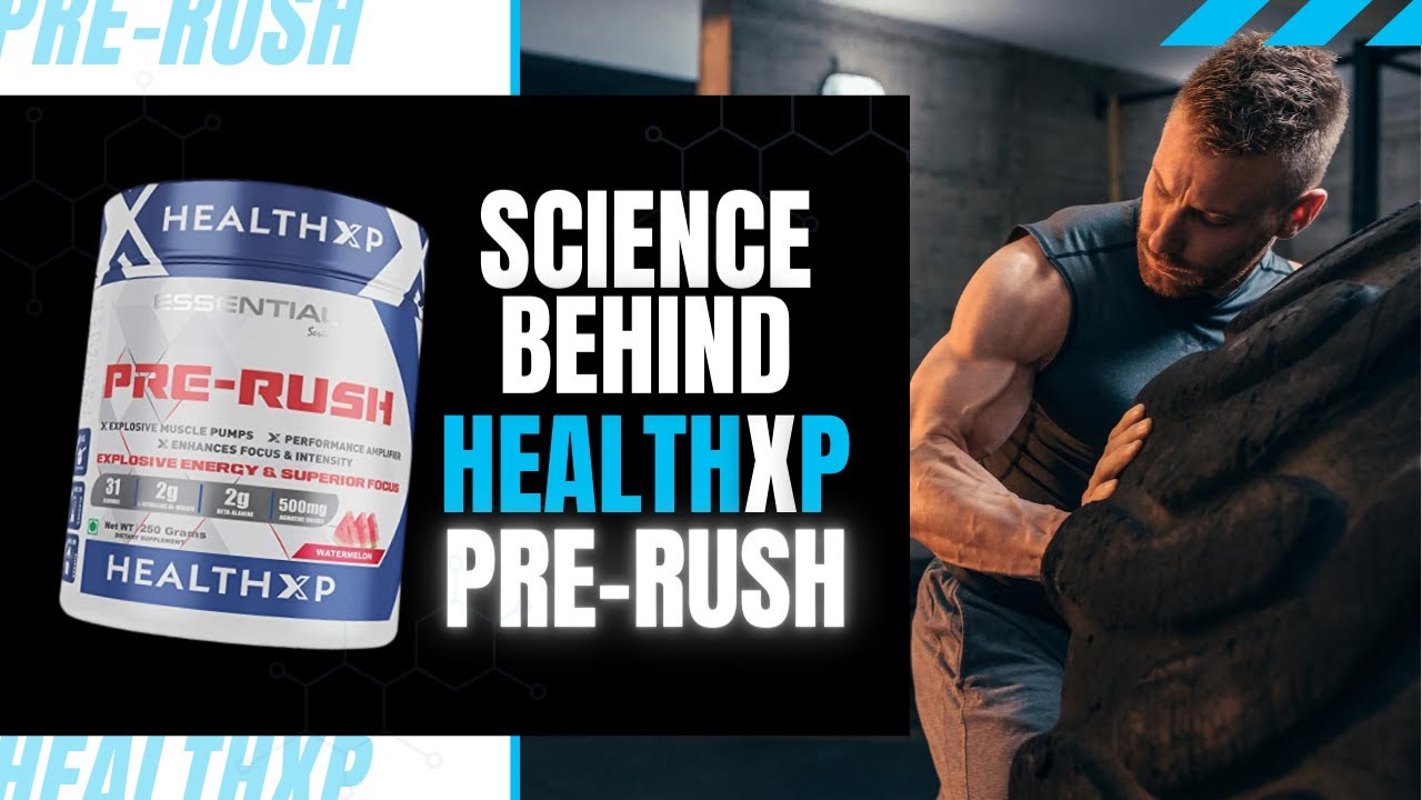 Best Pre Workout Supplement "Pre-Rush" HealthXP - YouTube
