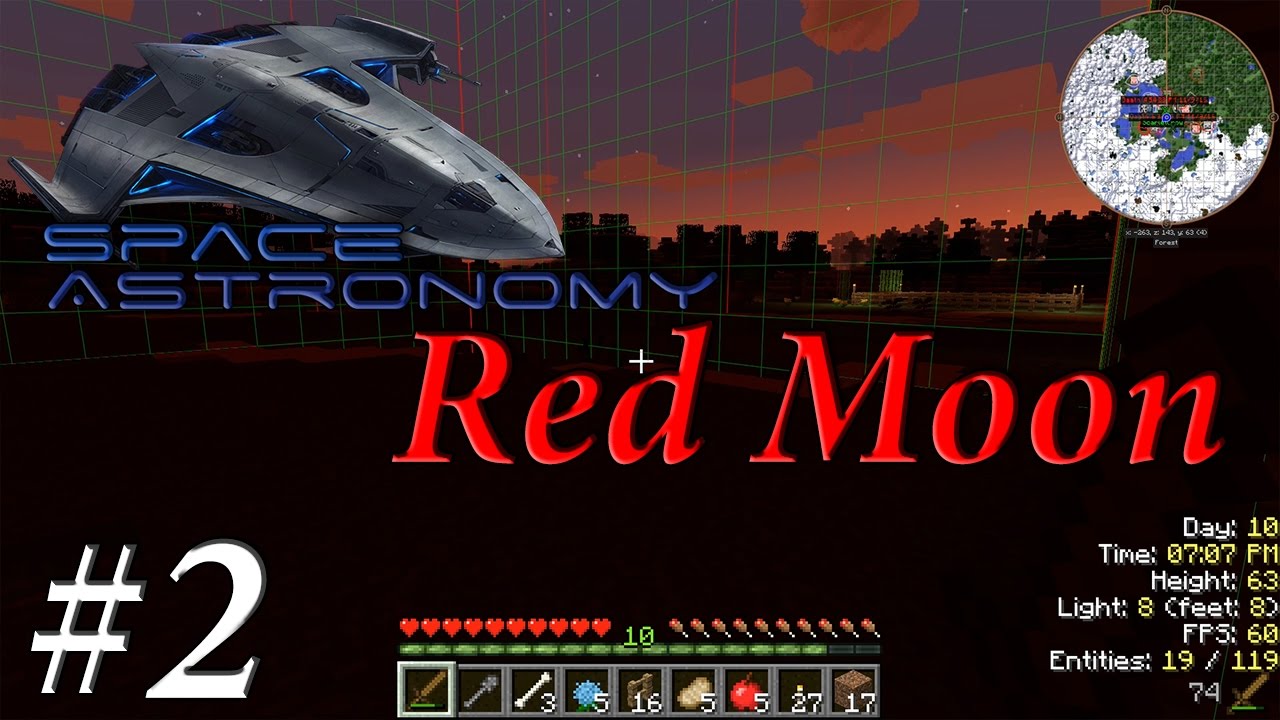 Red Moon - Minecraft Space Astronomy Indonesia #2 - YouTube