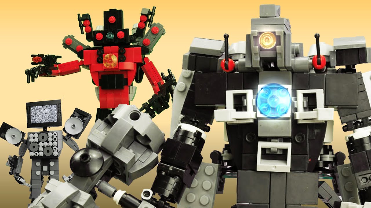 LEGO Mega Titan CameraMan ASMR Build Creation Stop-Motion!!! - YouTube