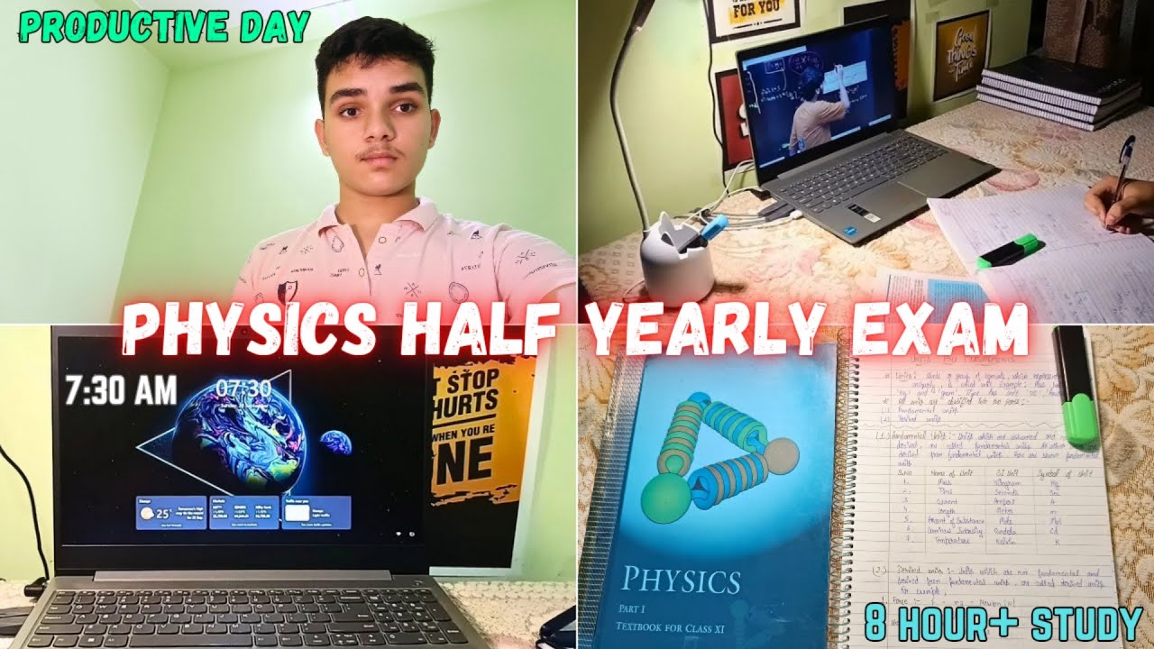 8-Hour Study Marathon Vlog ⏳ | Ultimate Focus & Productivity Boost ...