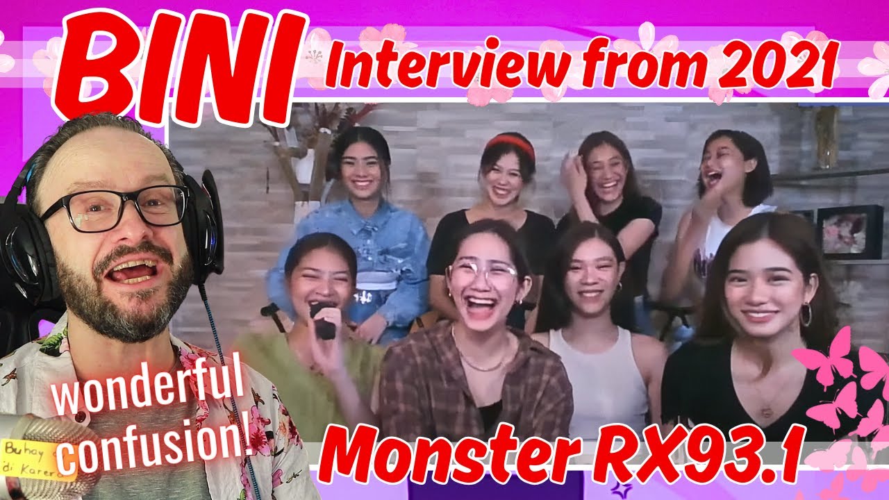Baby Bini!!! BINI Goes All Out - 2021 Interview Monster RX931 english subs reaction - YouTube