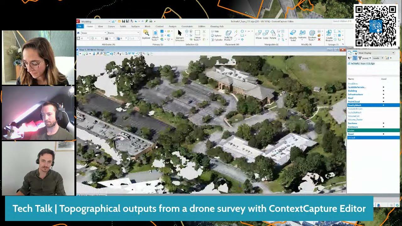 Tech Talk | Producing topographical outputs from a drone survey with ContextCapture - YouTube