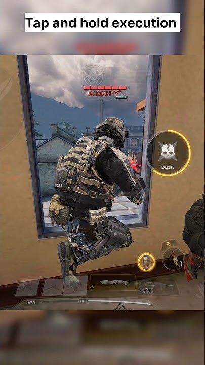 One tap execution vs tap and hold execution CODM - YouTube