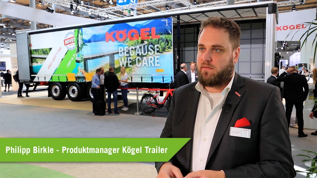 Live auf der IAA - Kögel Light Plus Rail: Nachgefragt bei Philipp ...