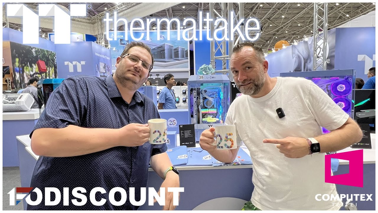 Un PC Immersion Cooling, c'est chez Thermaltake au Computex !!! - YouTube