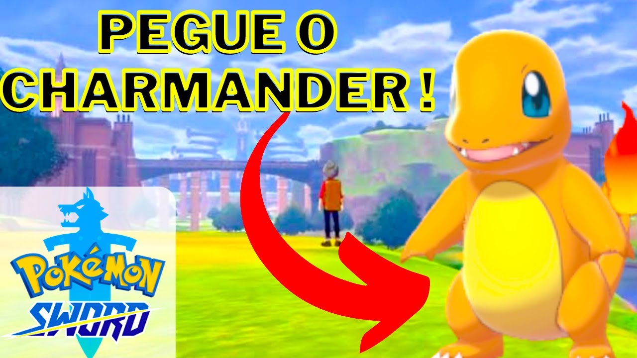 COMO PEGAR O CHARMANDER EM POKÉMON SWORD - YouTube