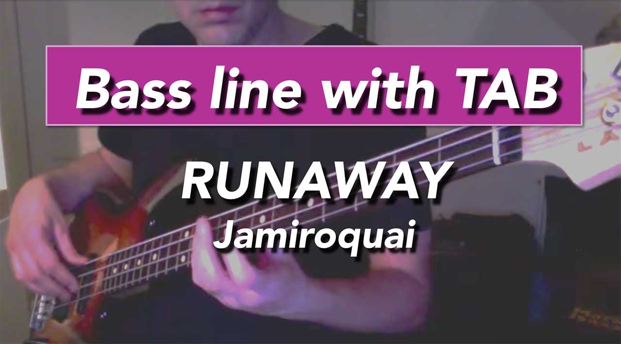 Jamiroquai Runaway bass lesson - How to play - YouTube