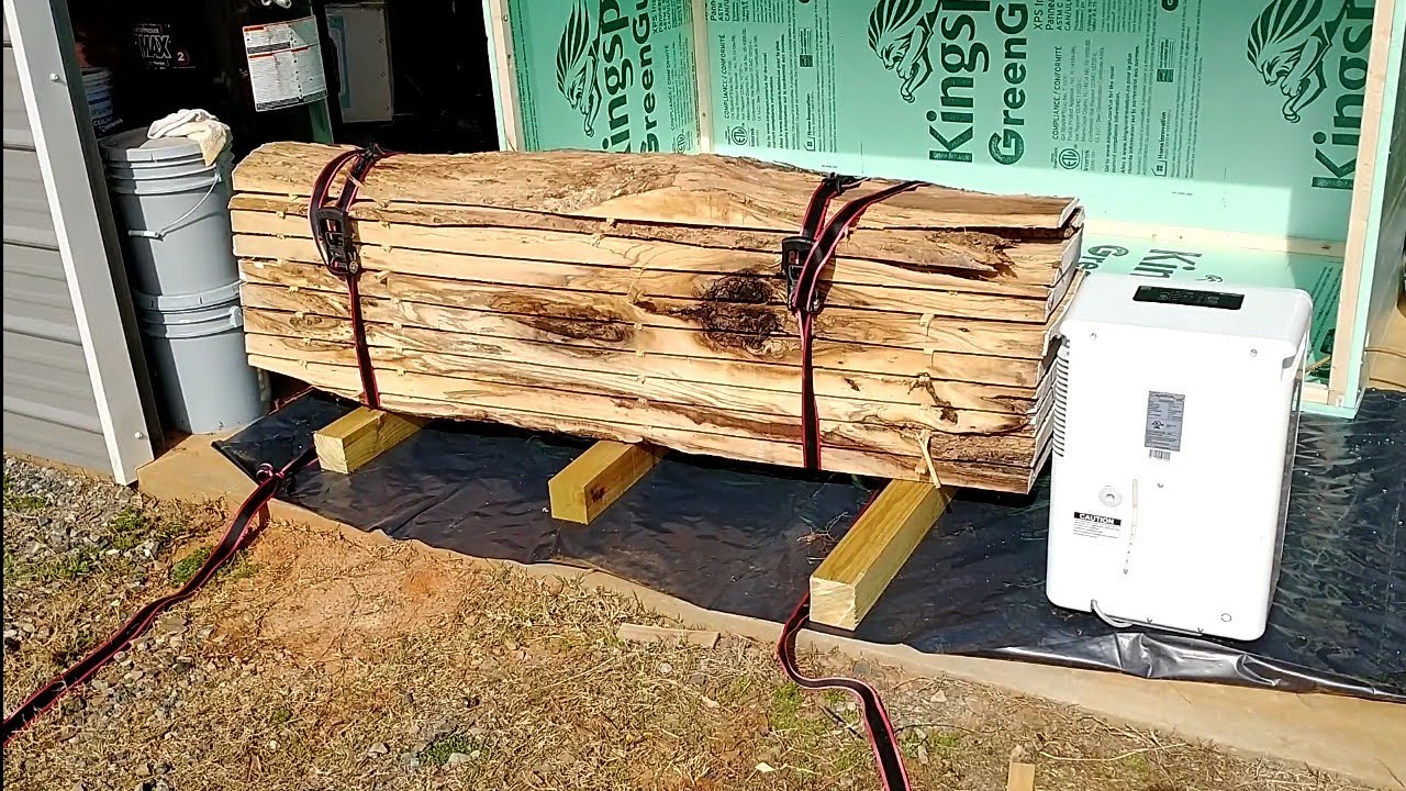 Building a DIY Dehumidification Kiln - YouTube