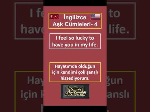 İngilizce Aşk Sözleri - 4 #shorts #ingilizce #ingilizceöğreniyorum #reels