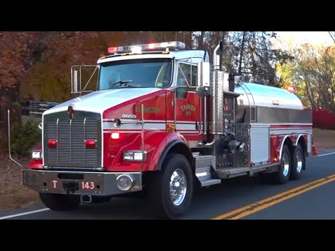 *FIRST+RARE* Ellington Volunteer Fire Department Tanker 143 Responding ...