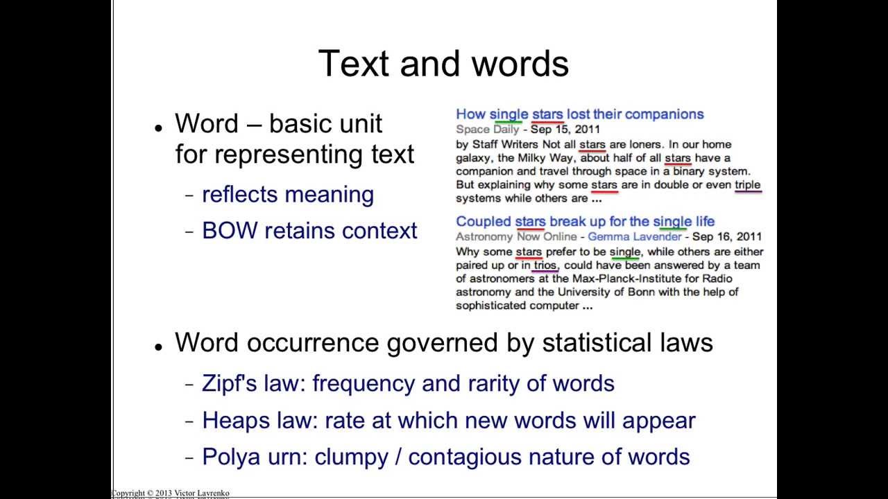 Laws of Text 1: Overview - YouTube