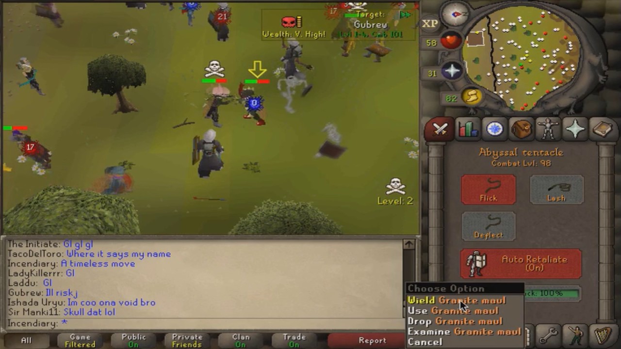 [OSRS]RSVeil PK vid 7 ft Maxed 13 def, 65 attack zerker - Leaf bladed ...