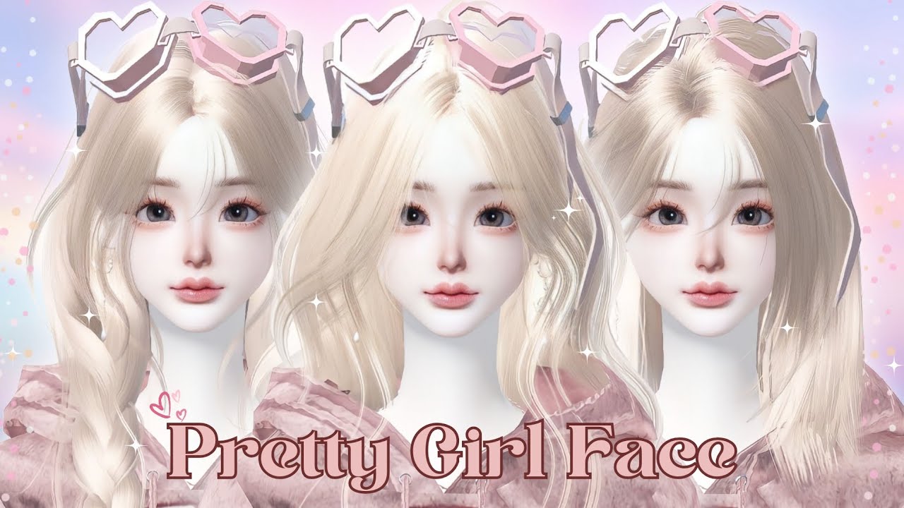 Zepeto Face Tutorial Pretty Girl Face | Oplas Zepeto Girl | Zepeto Girl Face Tutorial - YouTube