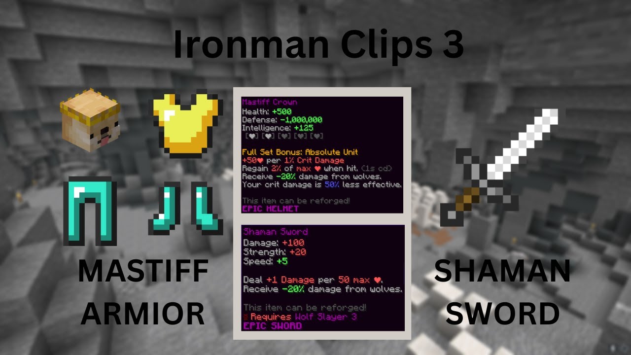 Full Mastiff Armor + Pooch Sword (Ironman Clips 3) - YouTube