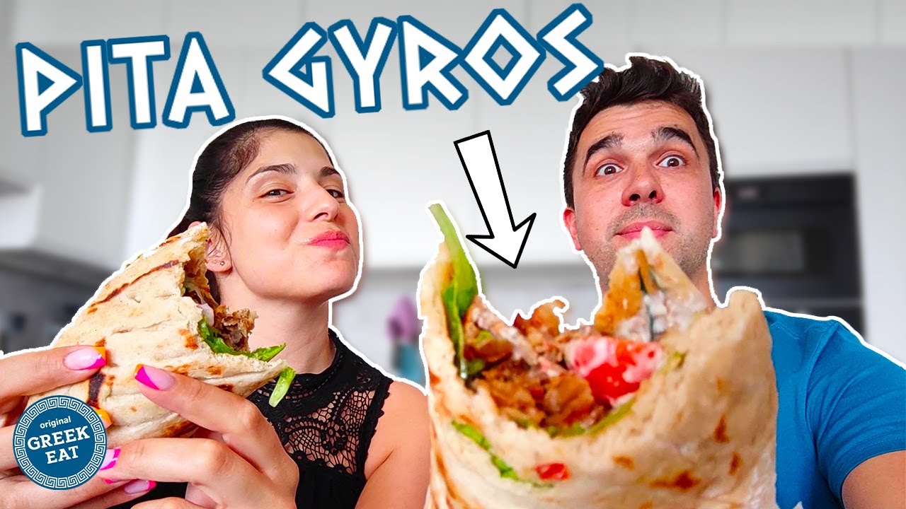PITA GYROS DELIVERY - LA RICETTA ORIGINALE DA GUSTARE A CASA - YouTube