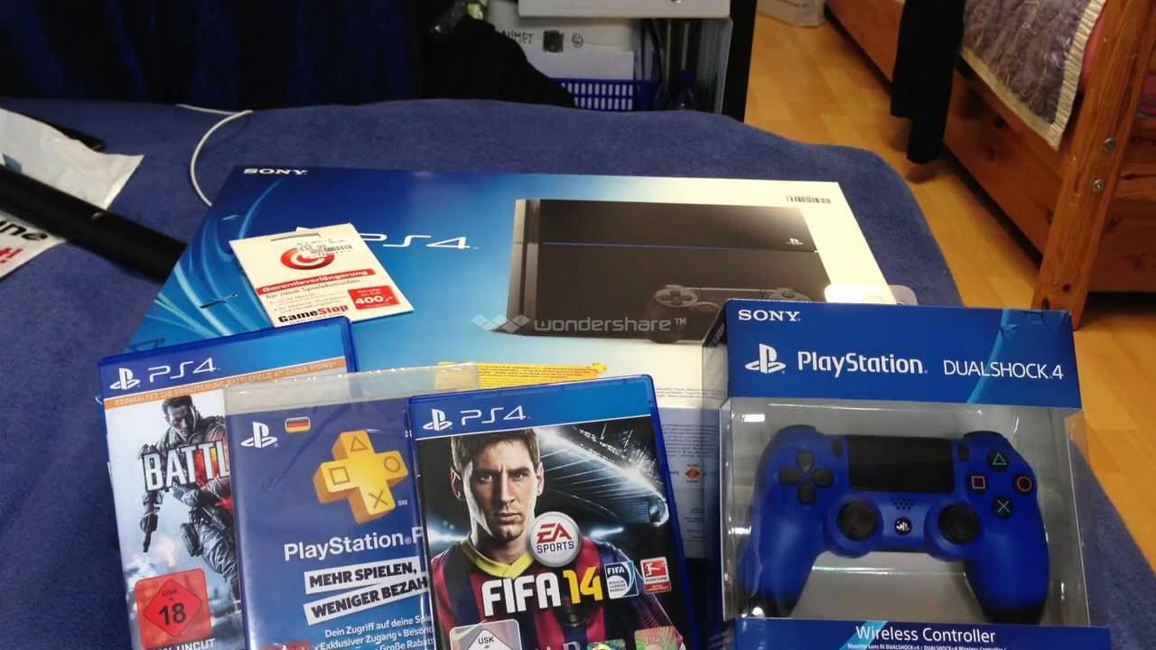 PS4 - Playstation 4 Unboxing Deutsch german (Release Tag) - YouTube