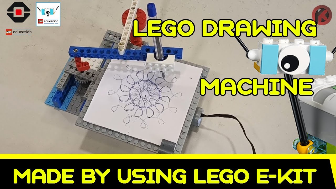 LEGO Drawing Machine | Lego Creations | Educational | Amazing Videos ...