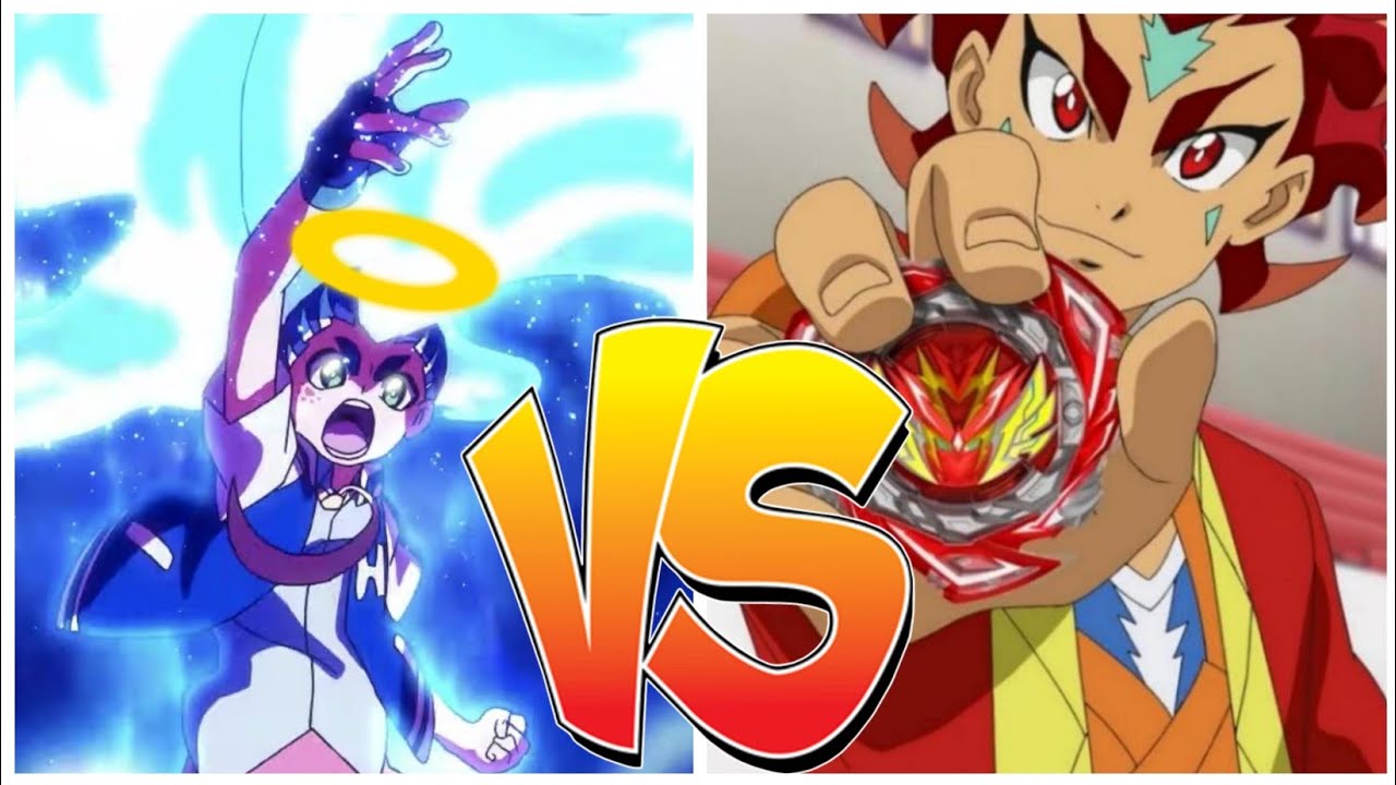 RUBBER COLLISION! KING HELIOS VS RED SAVIOR VALKYRIE! BEYBLADE BURST BU ...