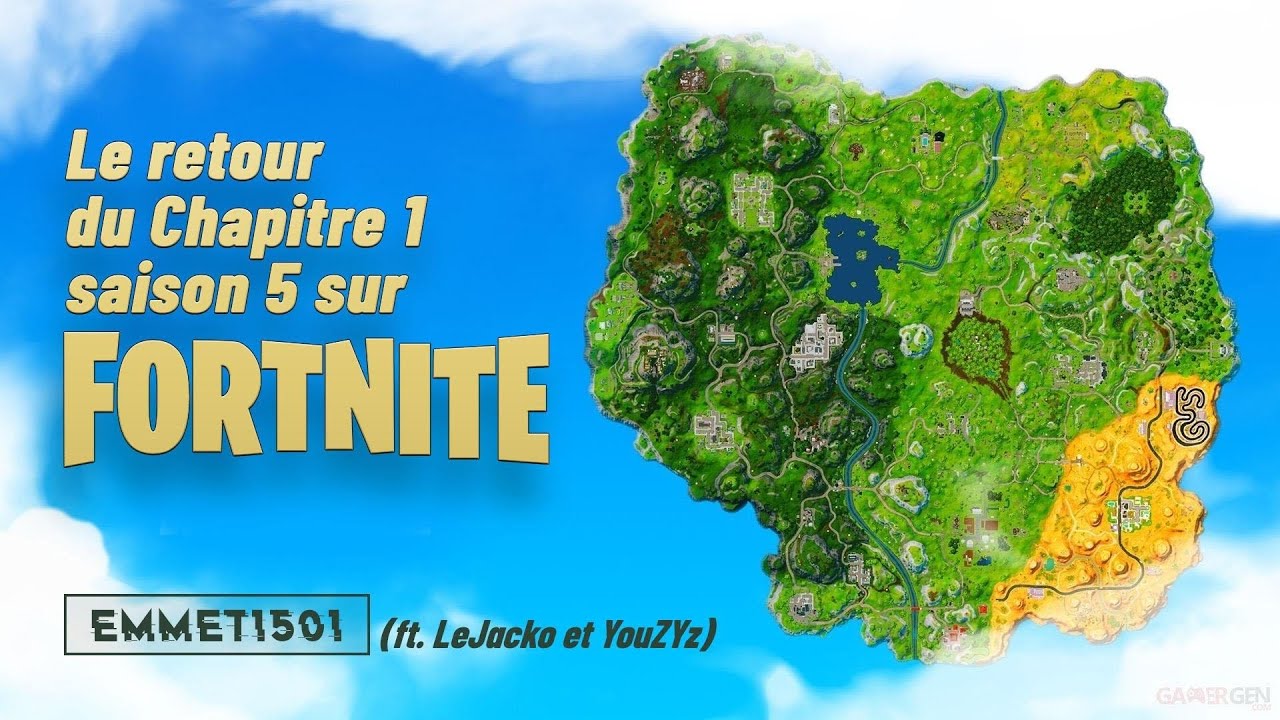 Le retour du Chapitre 1 saison 5 sur Fortnite (ft. LeJacko & YouZYz ...