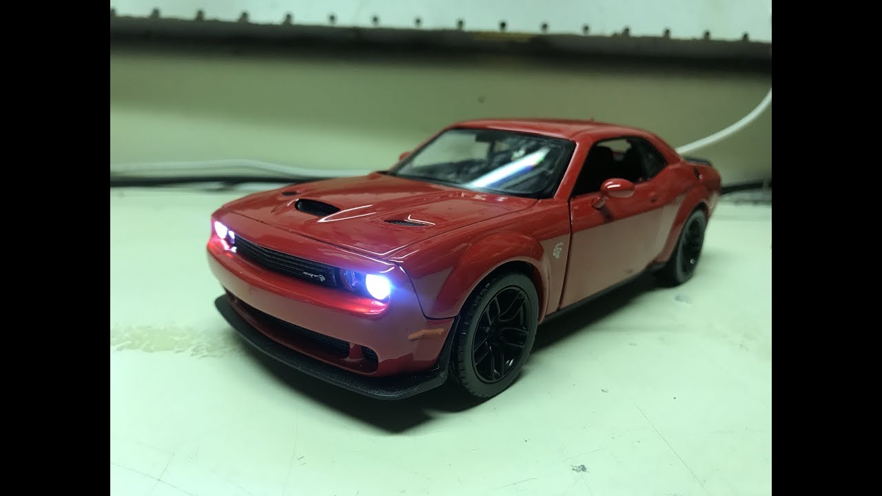 Frank's custom 2018 TorRed Dodge Challenger Hellcat diecast model with ...