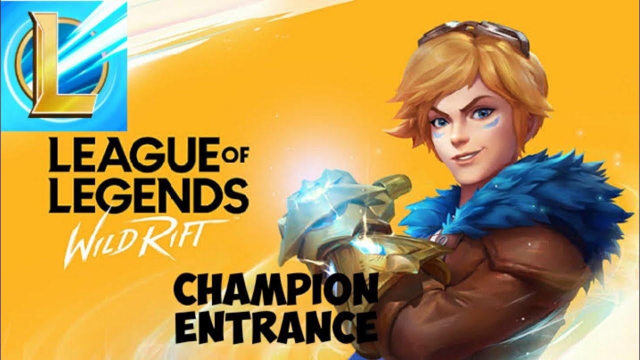All hero/champion entrance - League Of Legends Wild Rift (LOL) - YouTube