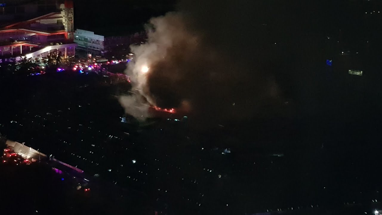 Chatuchak Weekend Market On Fire Top View😔 - YouTube