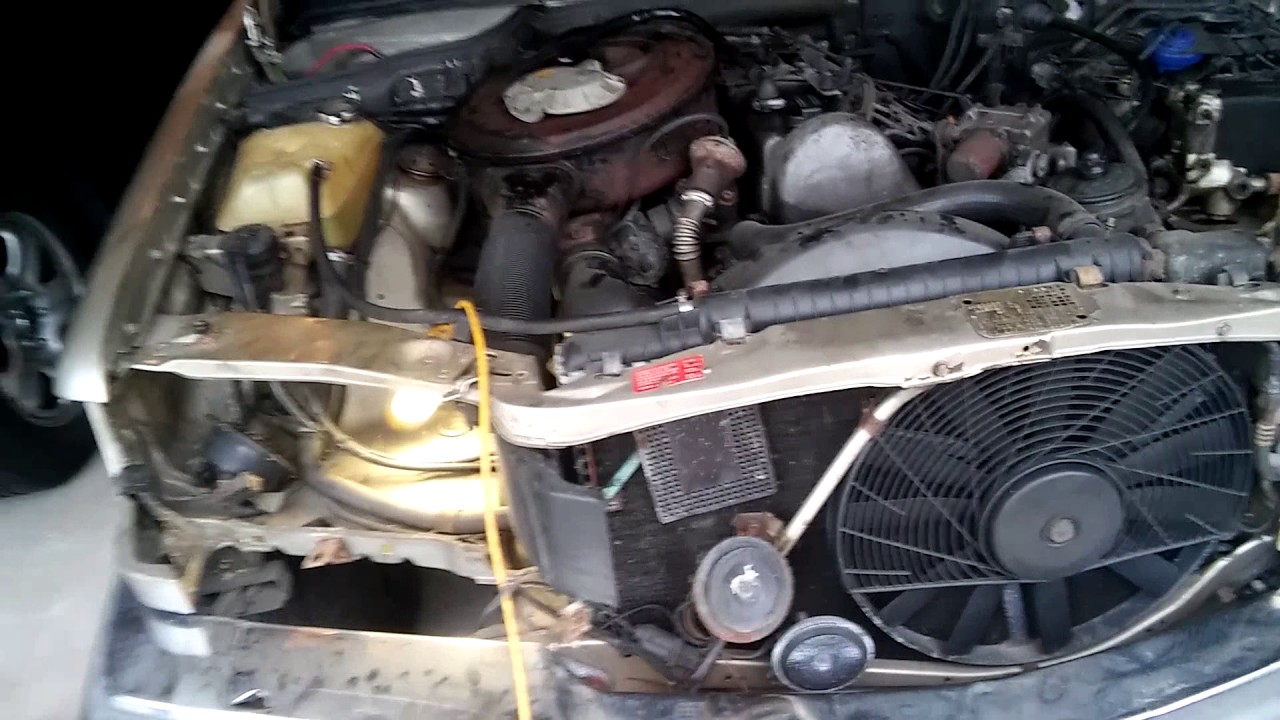 PROJECT 1985 Mercedes W126 300SD PART 3: Removing front bumper ...