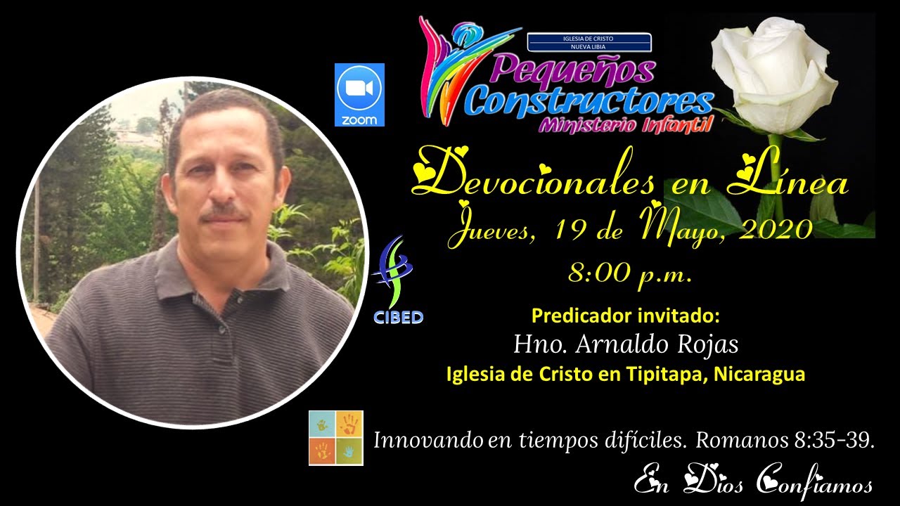 Devocional en Línea. Hno. Arnaldo Rojas - YouTube