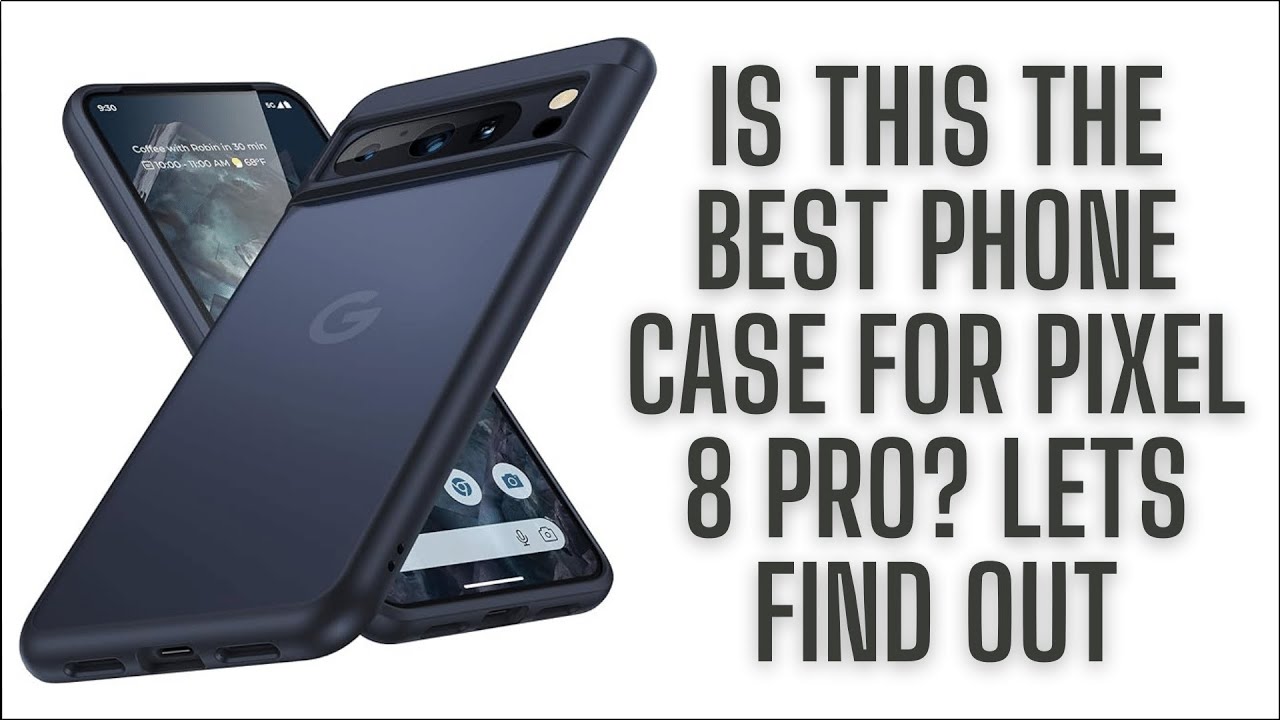 Humixx Google Pixel 8 Pro Case - Slim & Shockproof, Black - YouTube