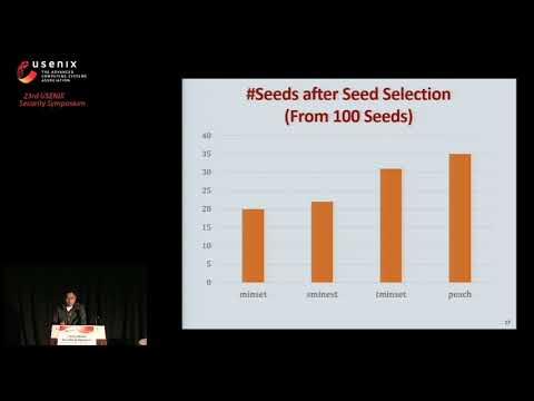 USENIX Security '14 - Optimizing Seed Selection for Fuzzing - YouTube