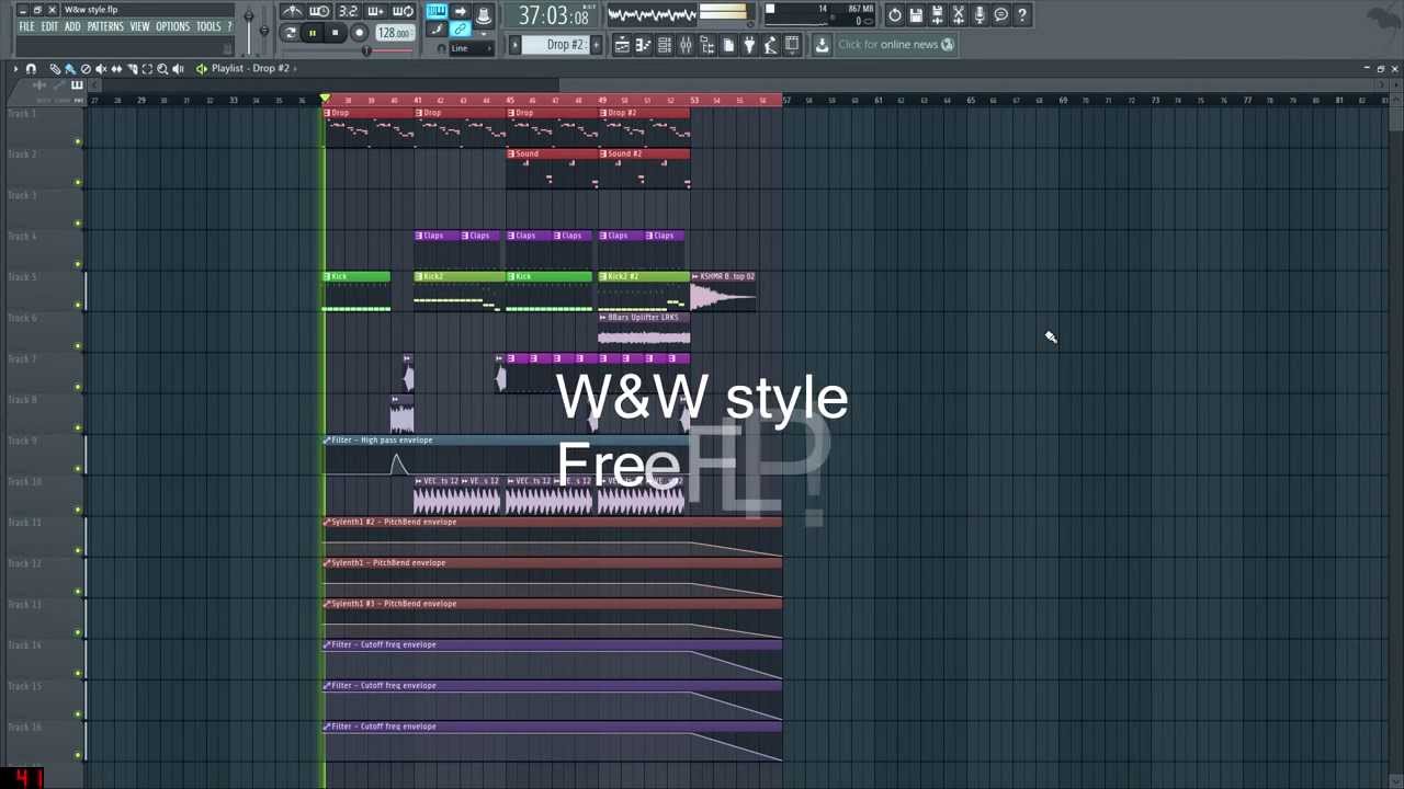 FL Studio 12: W&w style FREE FLP - YouTube