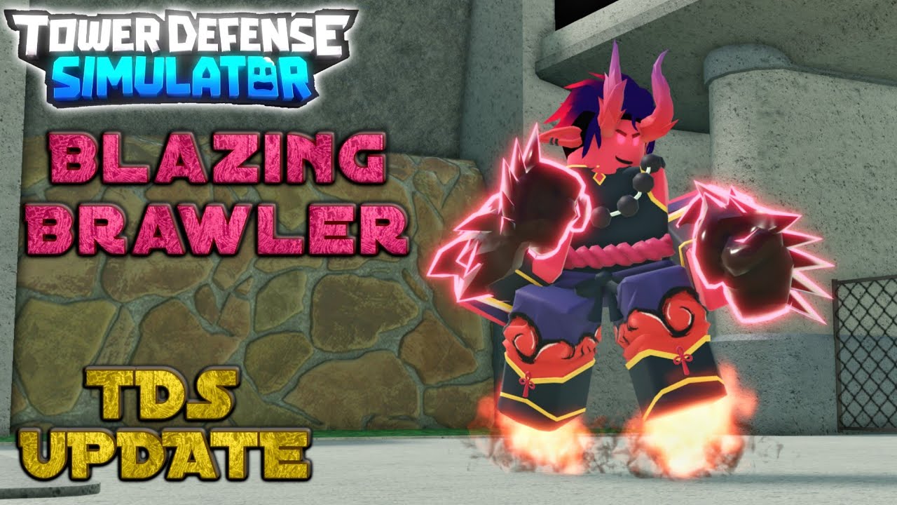 New Brawler skin tds | tds new Blazing Brawler , tds roblox - YouTube