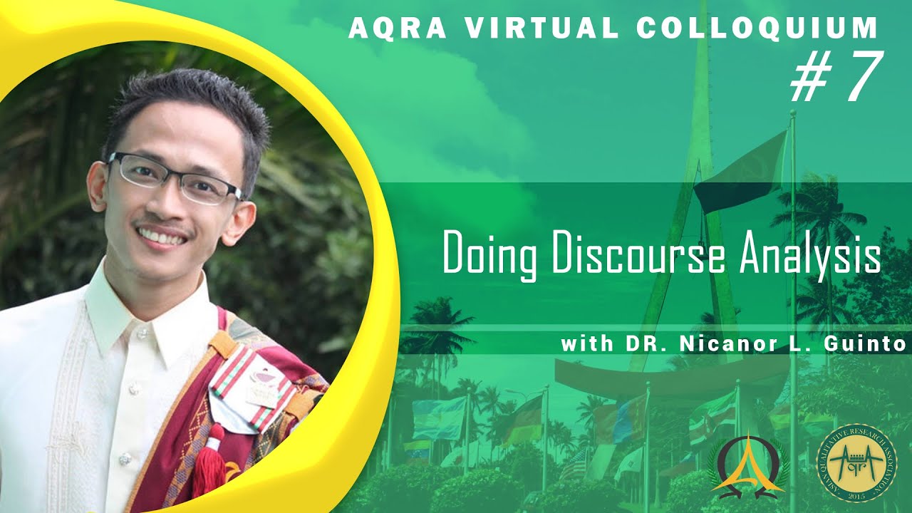 AQRA Virtual Colloquium #7-2020. "Doing Discourse Analysis" with Dr ...