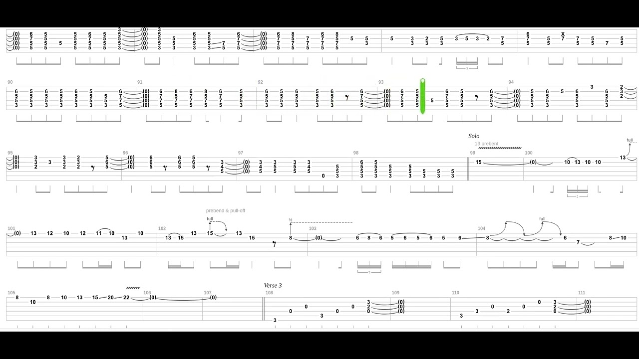 Fire Woman Tab by The Cult + Guitar only + Guitar tab - YouTube