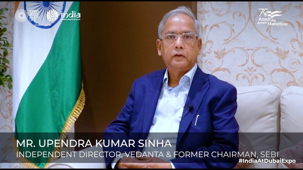 Expo 2020 Dubai | India Pavilion | Mr. Upendra Kumar Sinha at India ...