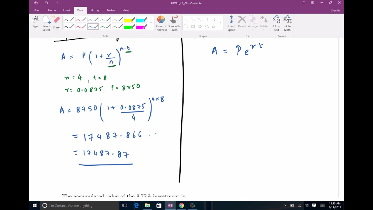 Compound Interest (4.1-08) - YouTube