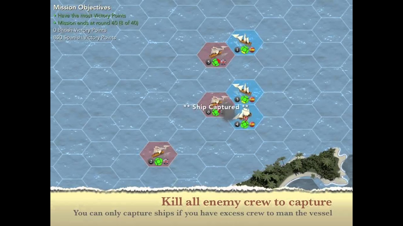 Naval Tactics Gameplay: Ship to Ship Boarding Actions - YouTube