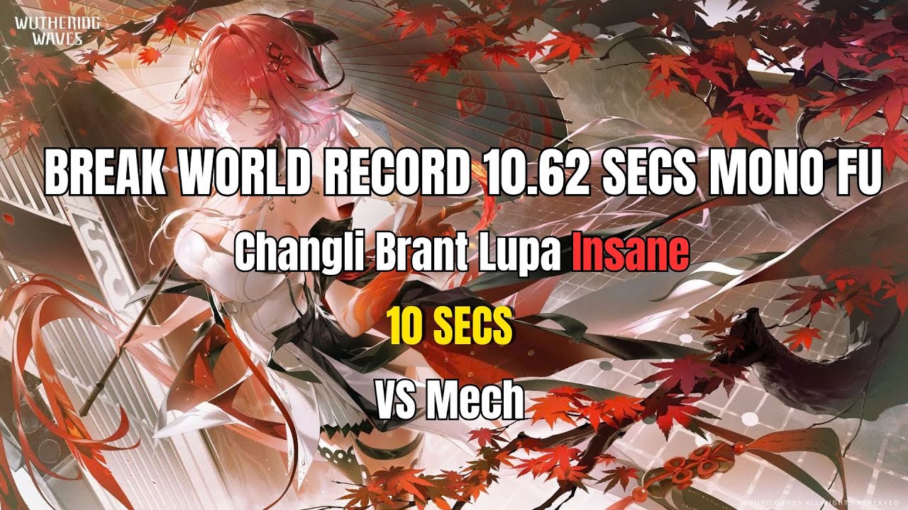 BREAK WORLD RECORD 🔥! Changli Mono FU 10.62Secs vs MECH! Tower of ...