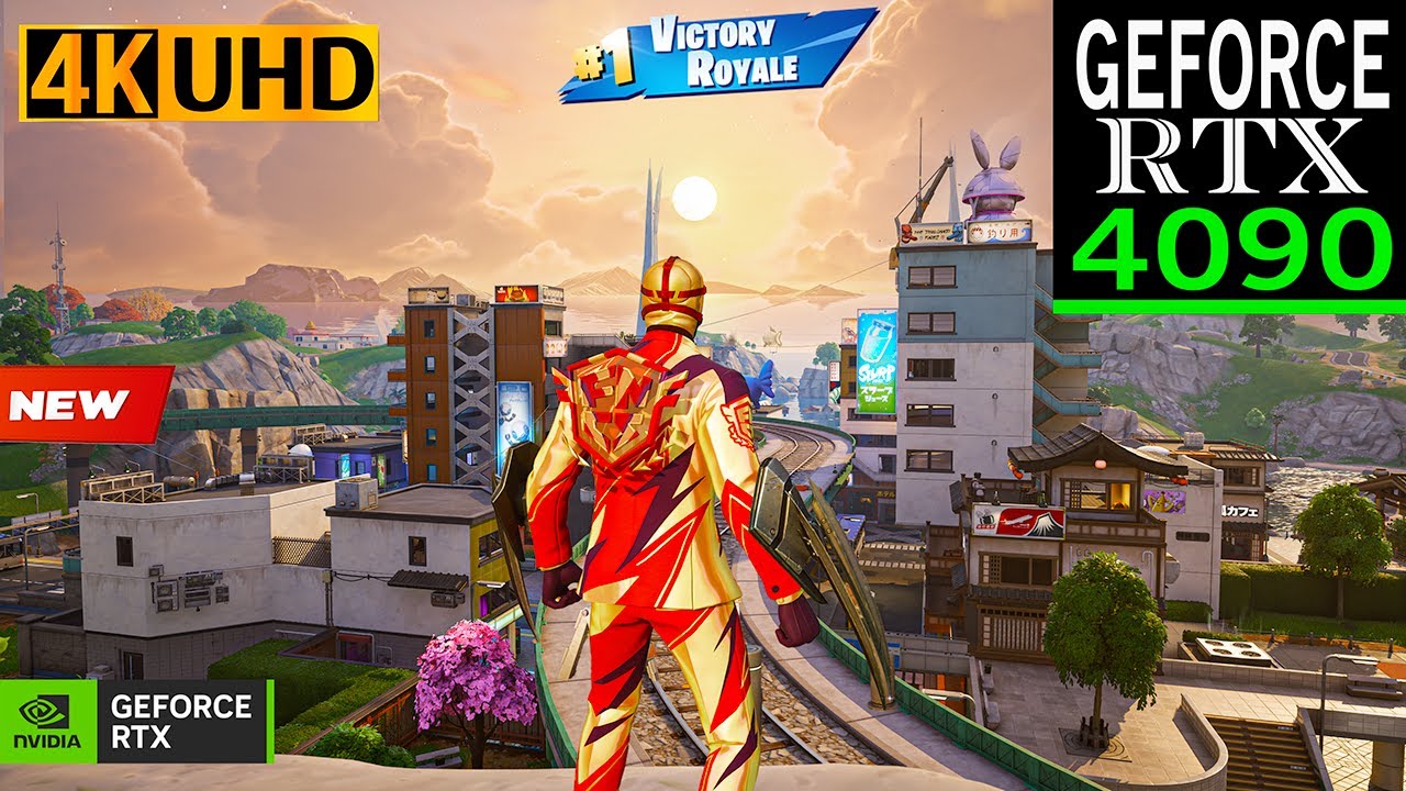 Fortnite Aces Wild Card Skin Gameplay | RTX 4090 4K Max Graphics + Ray ...